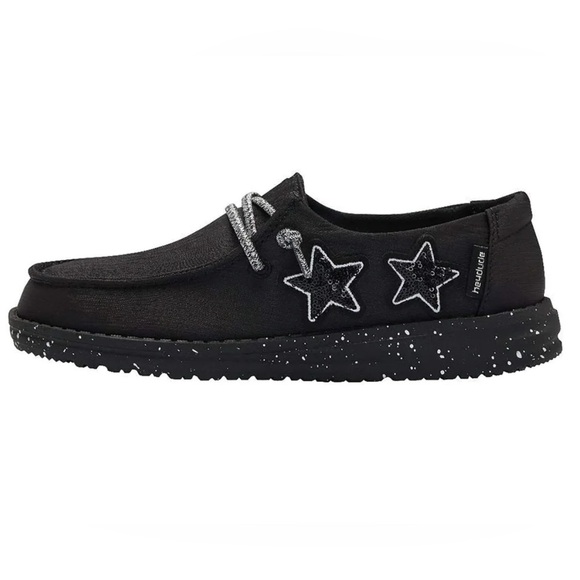 Hey Dude | Shoes | Hey Dude Wendy Star Black Size Kids 1 New In Box ...